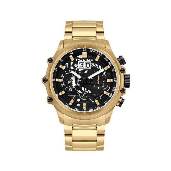 Police | Accessories | Police Pl5383jsb2m Chronograph Watch Men Gold ...